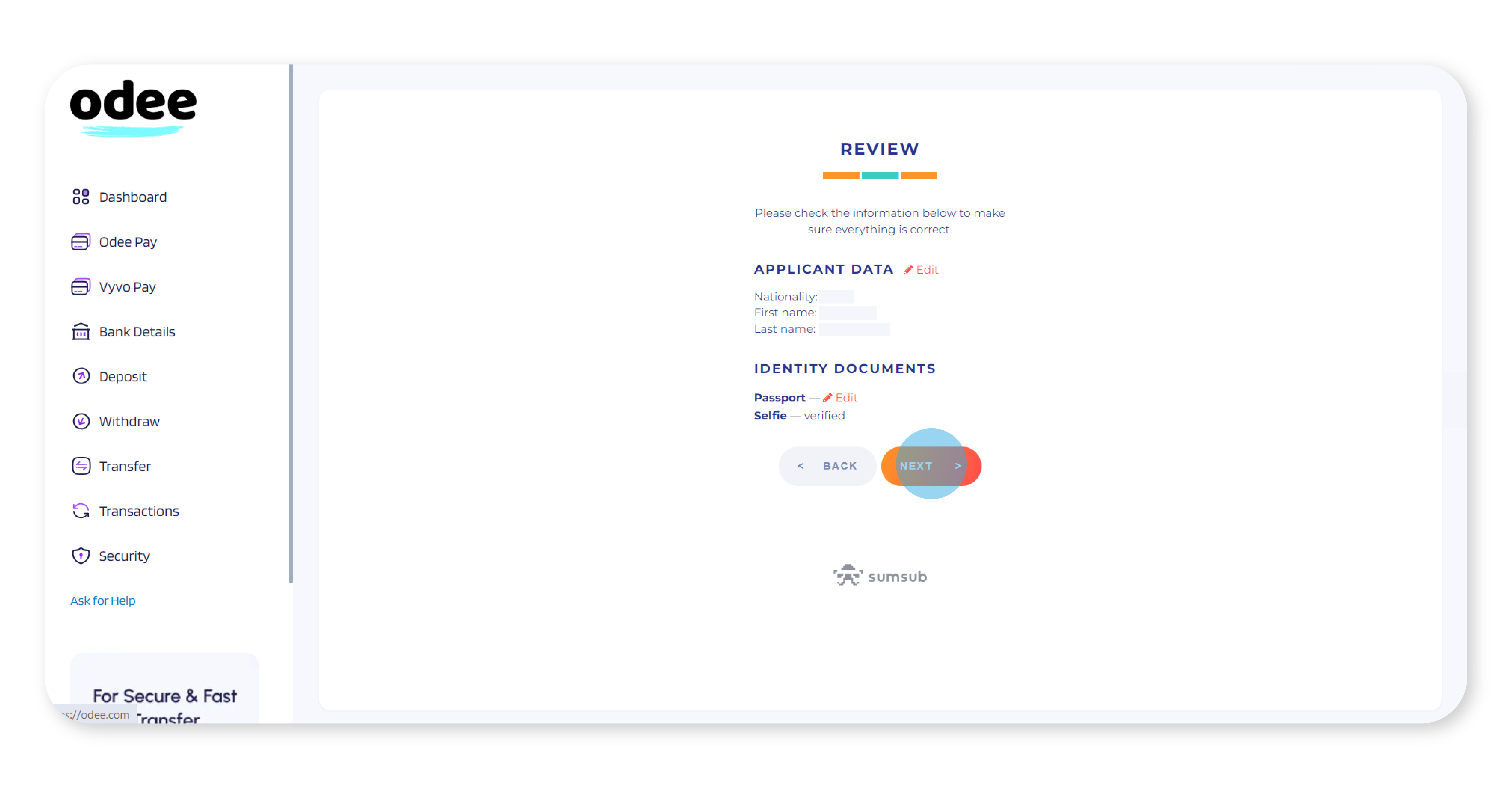 How can I get ID verified through KYC on Odee? – Odee