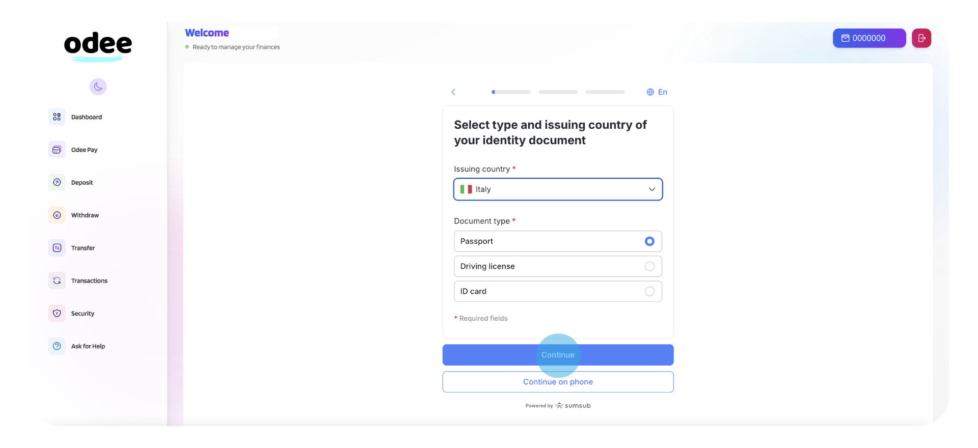 How can I get ID verified through KYC on Odee? – Odee